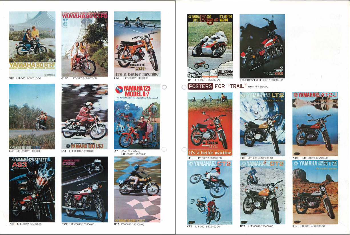 Restoration Yamaha LS3 1972: Specifications, Media and service table ...