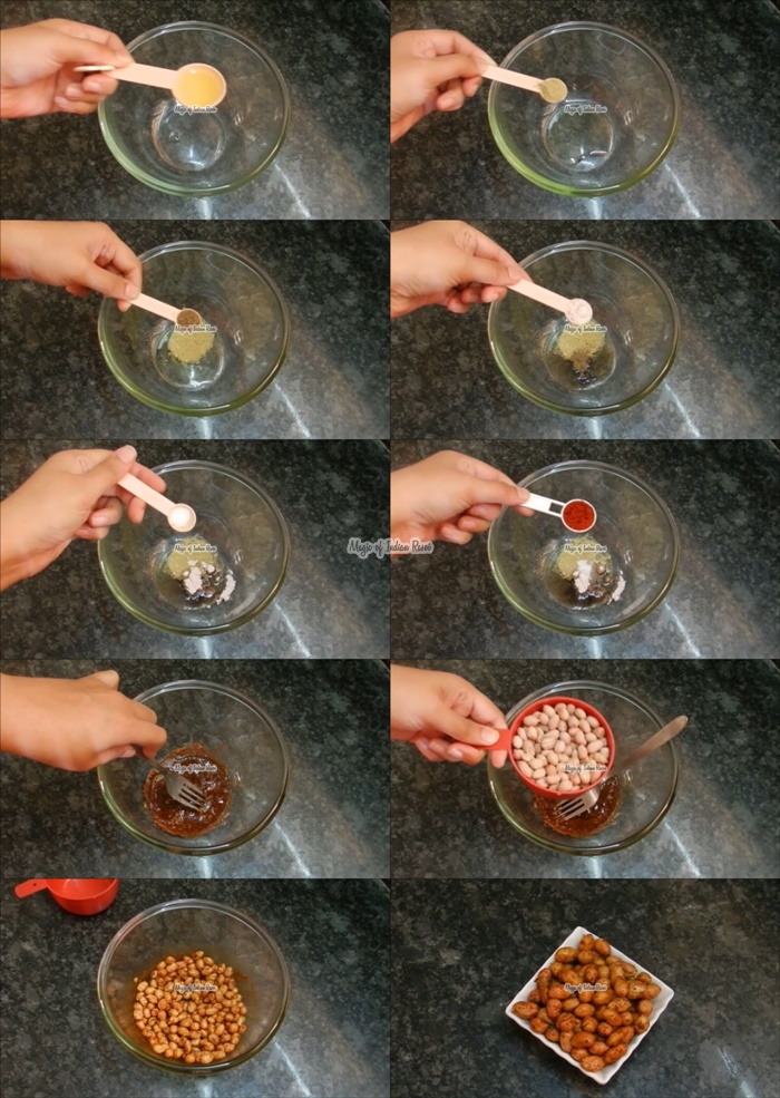 How to Make Masala Sing / Peanuts | Flavored Peanuts Recipe | Magic of ...