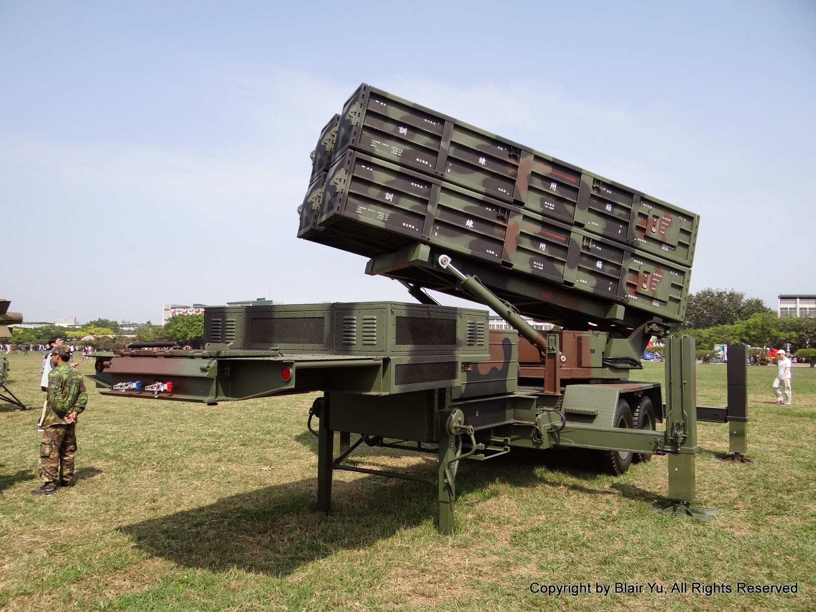 Blair's 軍事,警察及消防攝影: 天弓三型飛彈(ATBM)發射架
