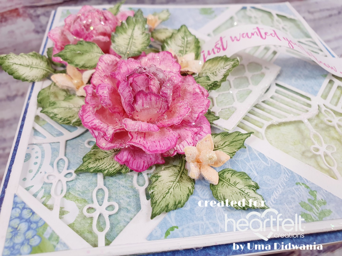 Little Rosebud craft: Just Wanted You To Know