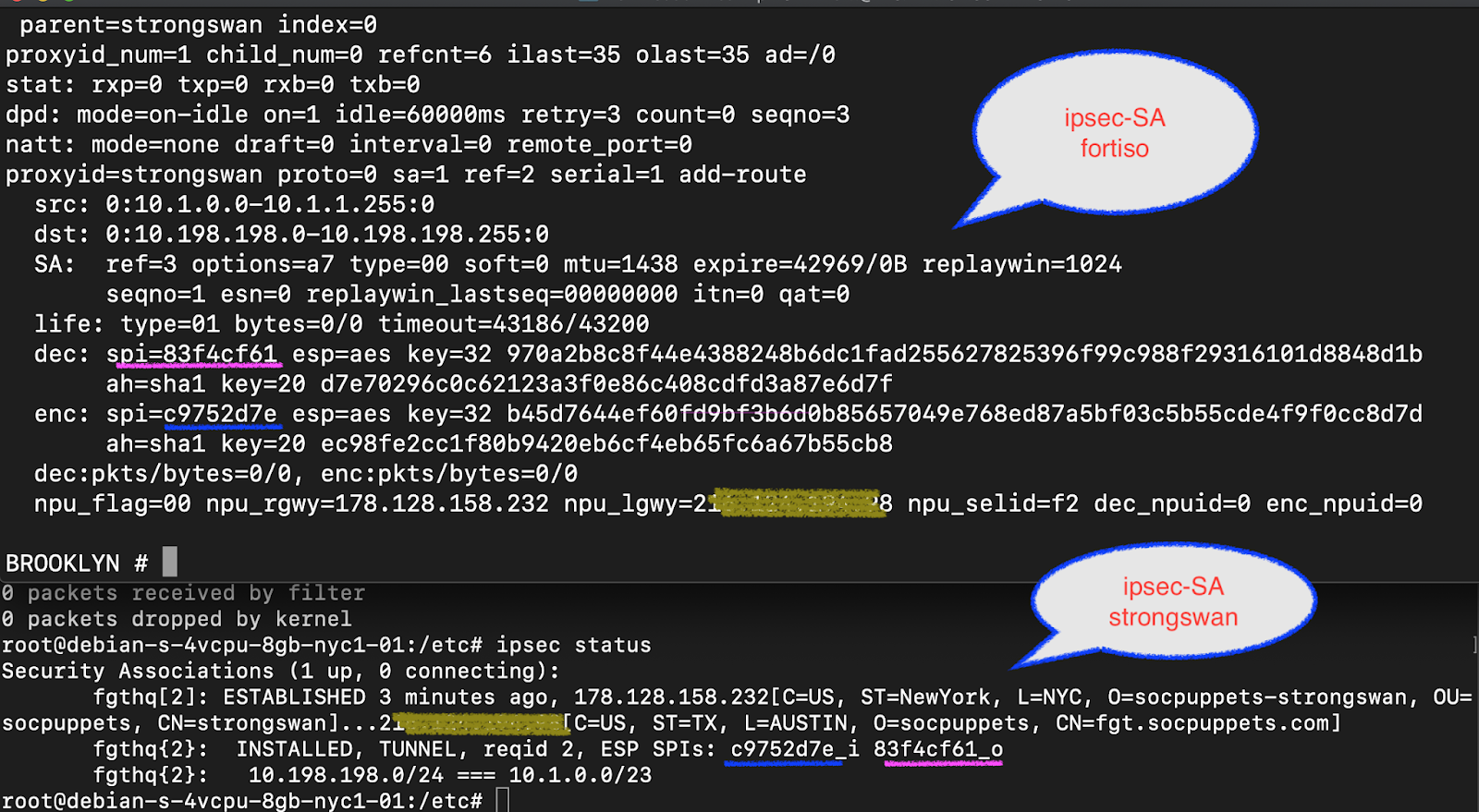 Ken Felix Security Blog: Strongswan to Forticlient with RSA signature