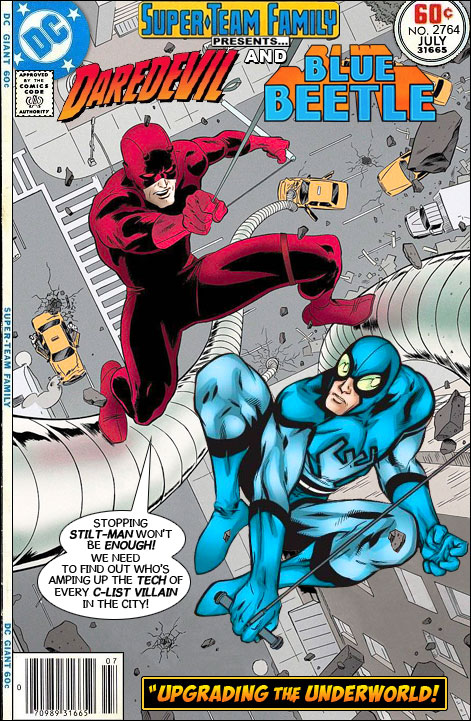 Super-Team Family: The Lost Issues!: Daredevil and Blue Beetle in ...