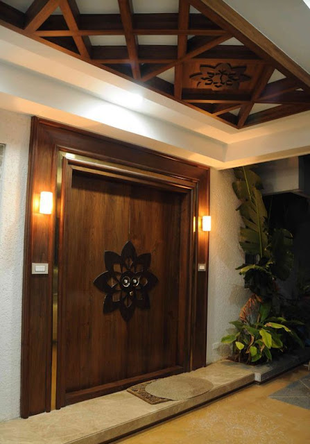 Stunning Solid Dark Brown Wood Door Designs – Engindaily