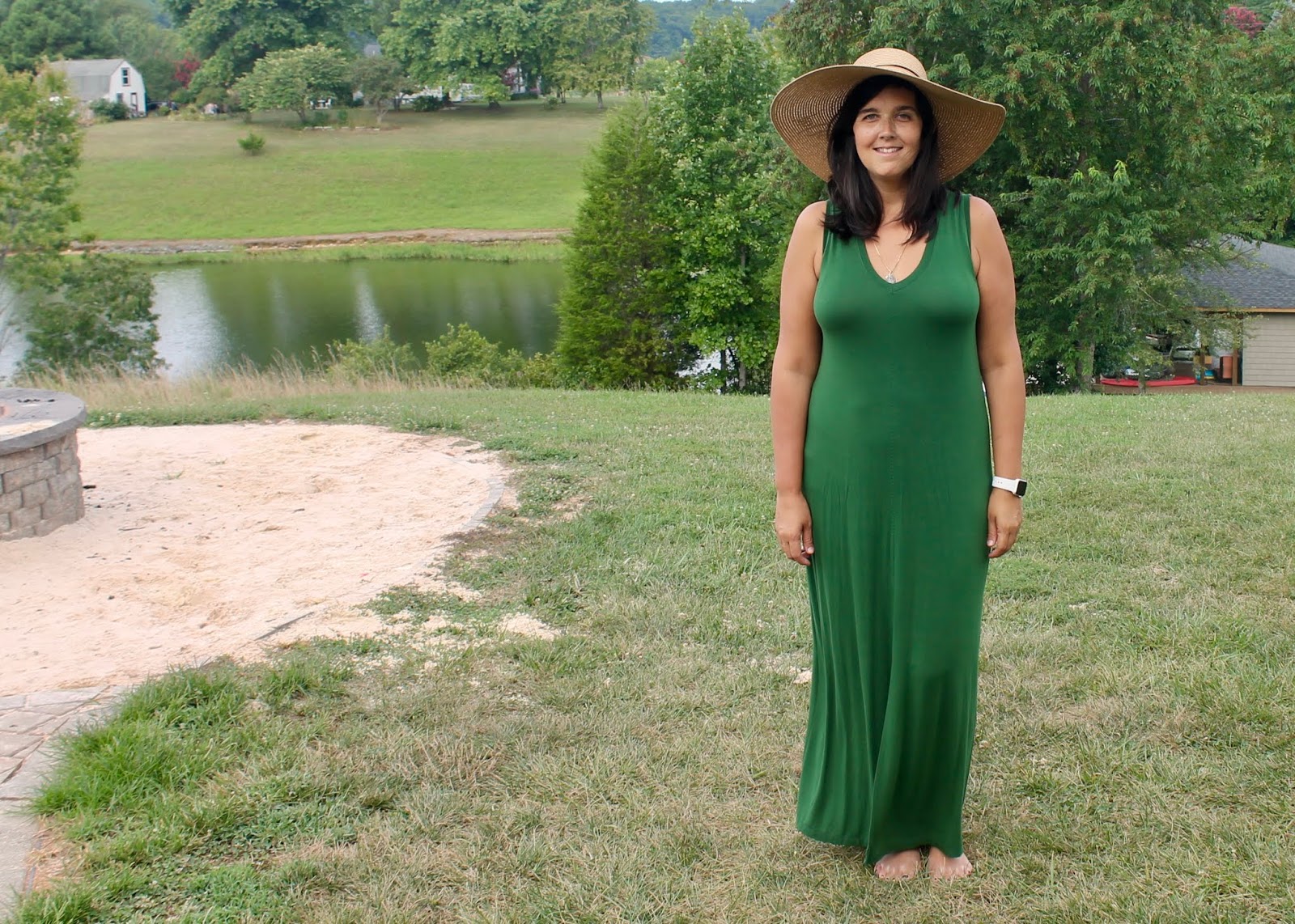 The Itinerant Seamstress: Simplicity 1358 Sleeveless Maxi Dress Review