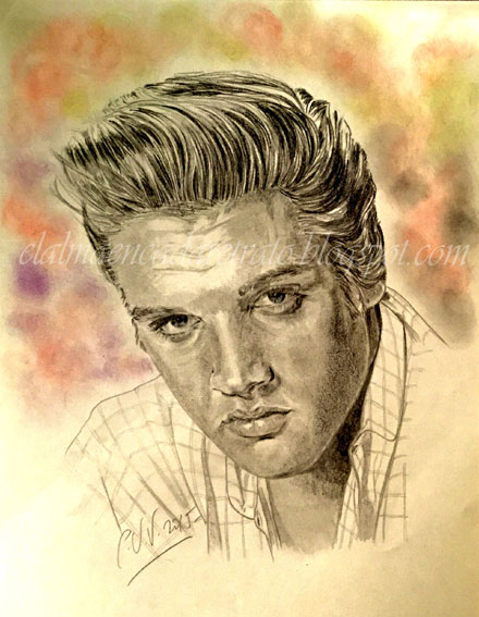 El lápiz que retrata el alma: Felicidades a Elvis Presley