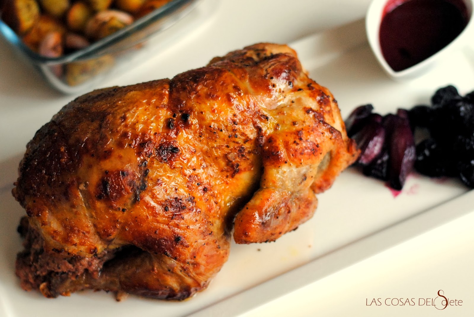 COCINA GLOBAL: Pintada rellena con guarnición / Stuffed guinea fowl ...