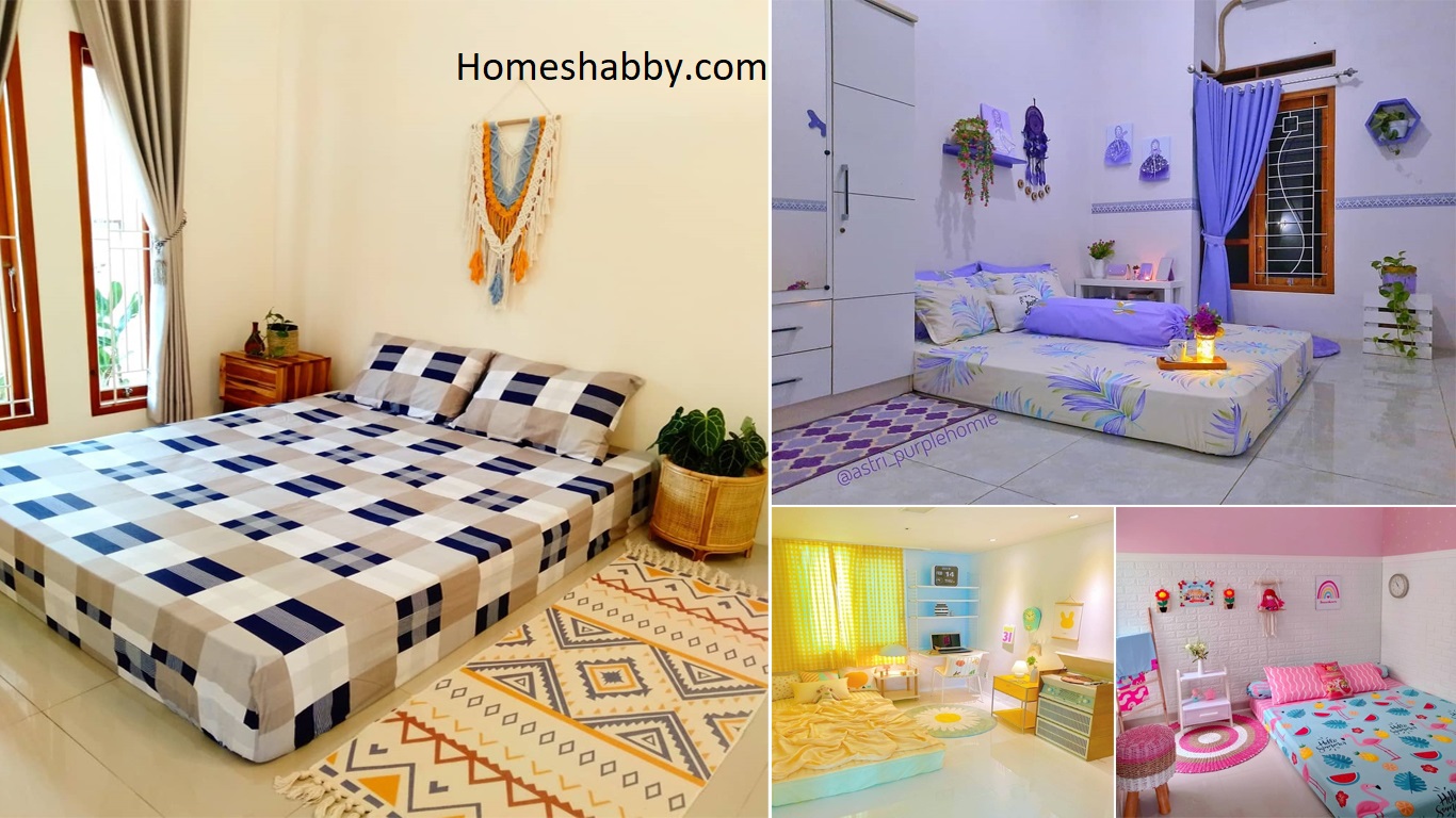 7 Ide Desain Kamar dengan Kasur Lesehan Buat Kamu Yang Aktif ...