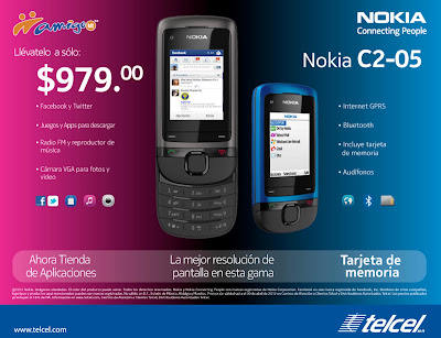 Global Publicidad: El Nokia C2-05 en Amigo Kit al mejor precio