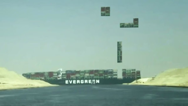 23 Memes React To Suez Canal blocked by huge container ship Evergreen