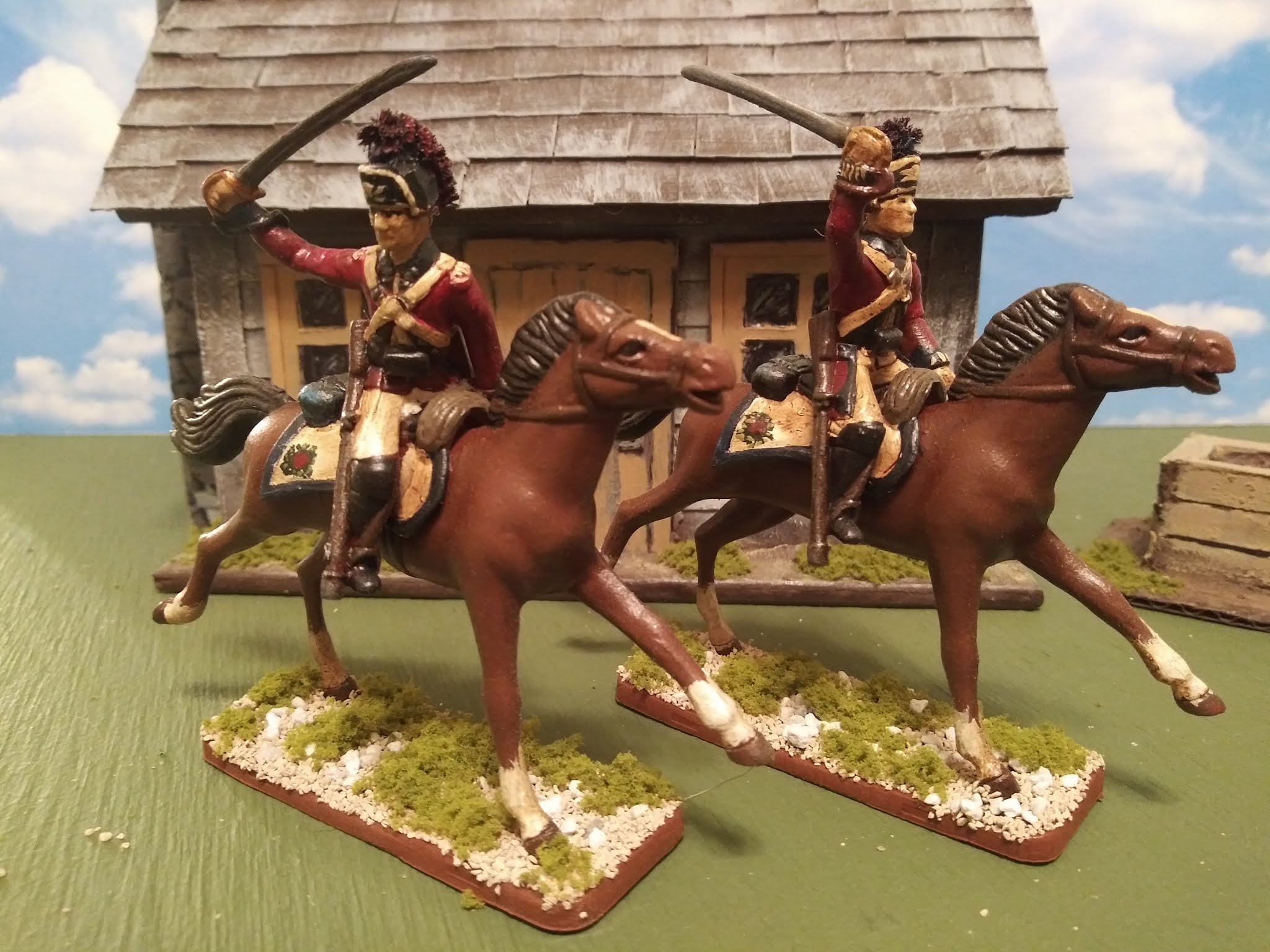 Of Dice and Army Men: 54mm AWI British Light Dragoons