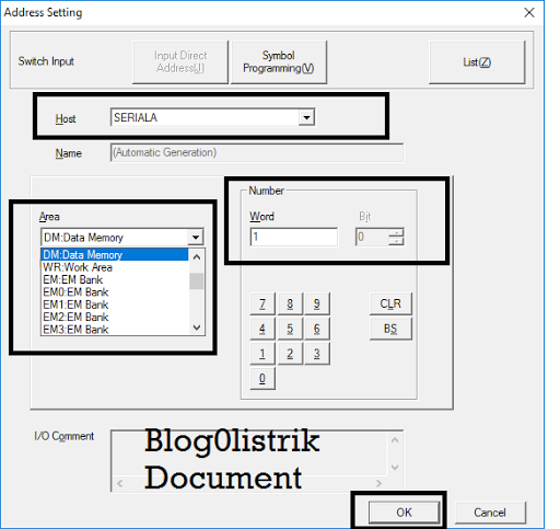 Cara Simulasi Program PLC dengan CX-Designer – Blog0listrik