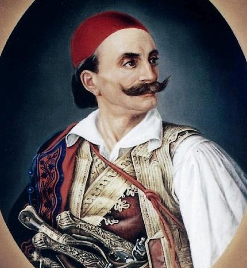 Athens First Cemetery in English: Kitsos Tzavellas