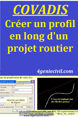 Comment créer un projet routier et un profil avec Covadis - pdf