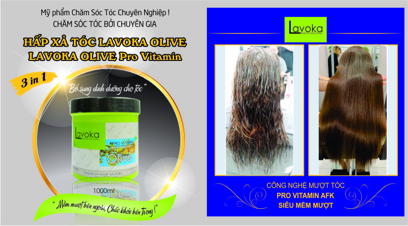 Hấp dầu tóc Lavoka Olive 3 trong 1