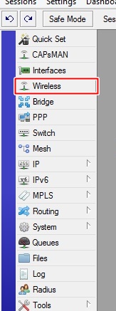 Gelombang Radio: Tool-Tool yang ada pada Menu Wireless Winbox