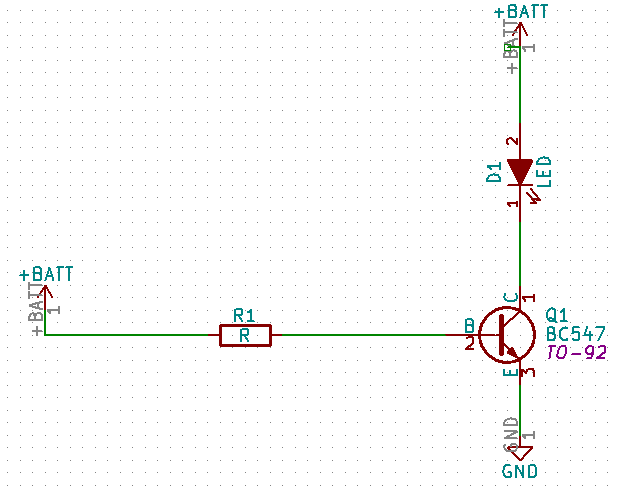 Electronica de Pioquinto: Como encender un LED con un transistor ...
