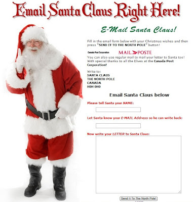 English stuff ESL: EMAIL SANTA CLAUS (elementary)