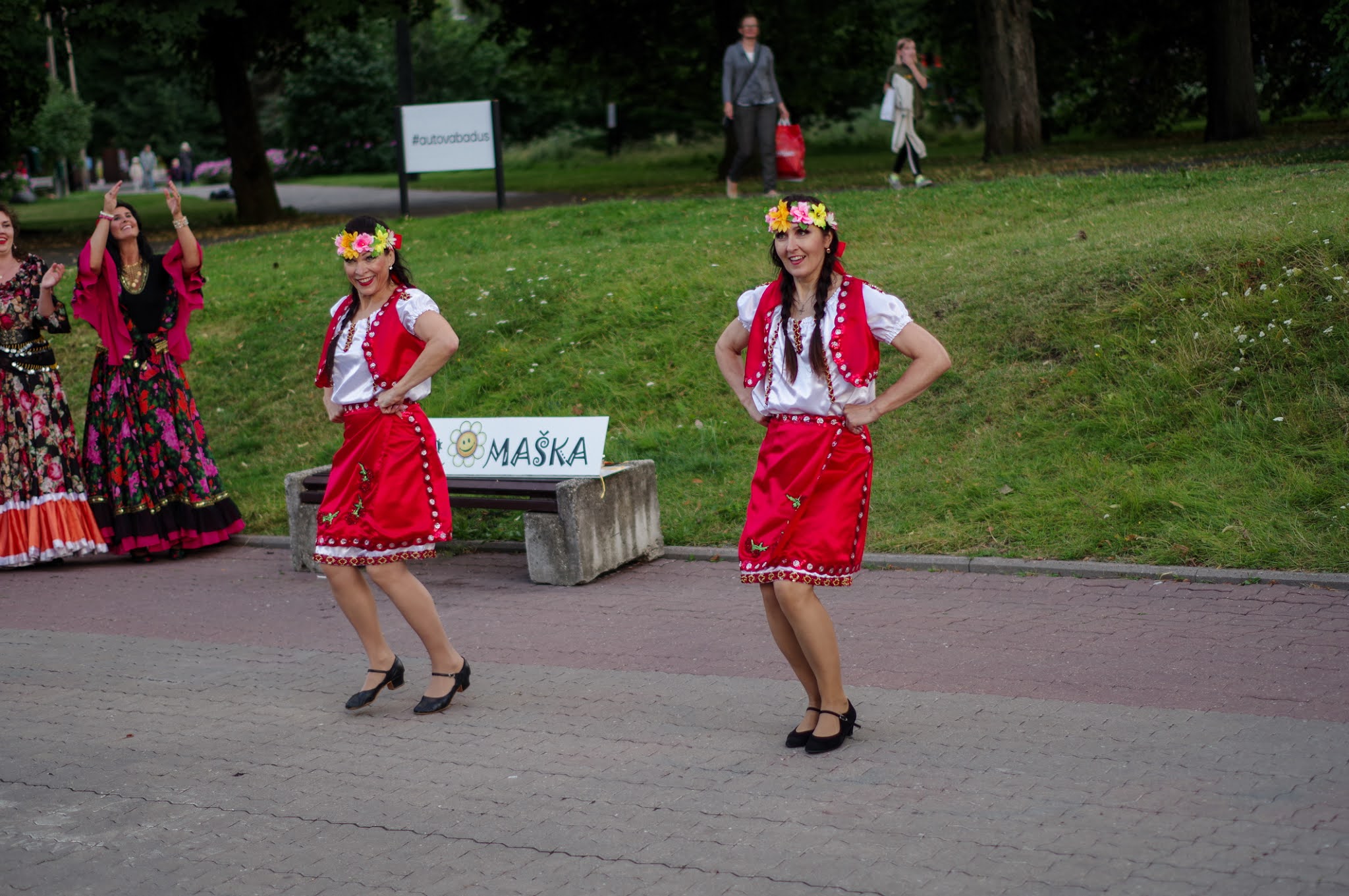 Romaška -Mustlastants: Romaška