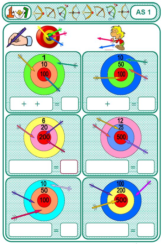 IPOTÂME ....TÂME: CE1 ou 2 jeu de la cible 3