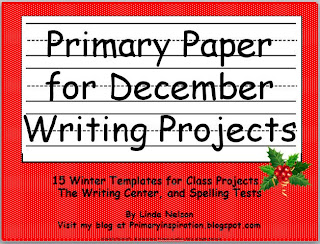 Primary Inspiration: December Projects Plus... and a Writing FREEBIE!