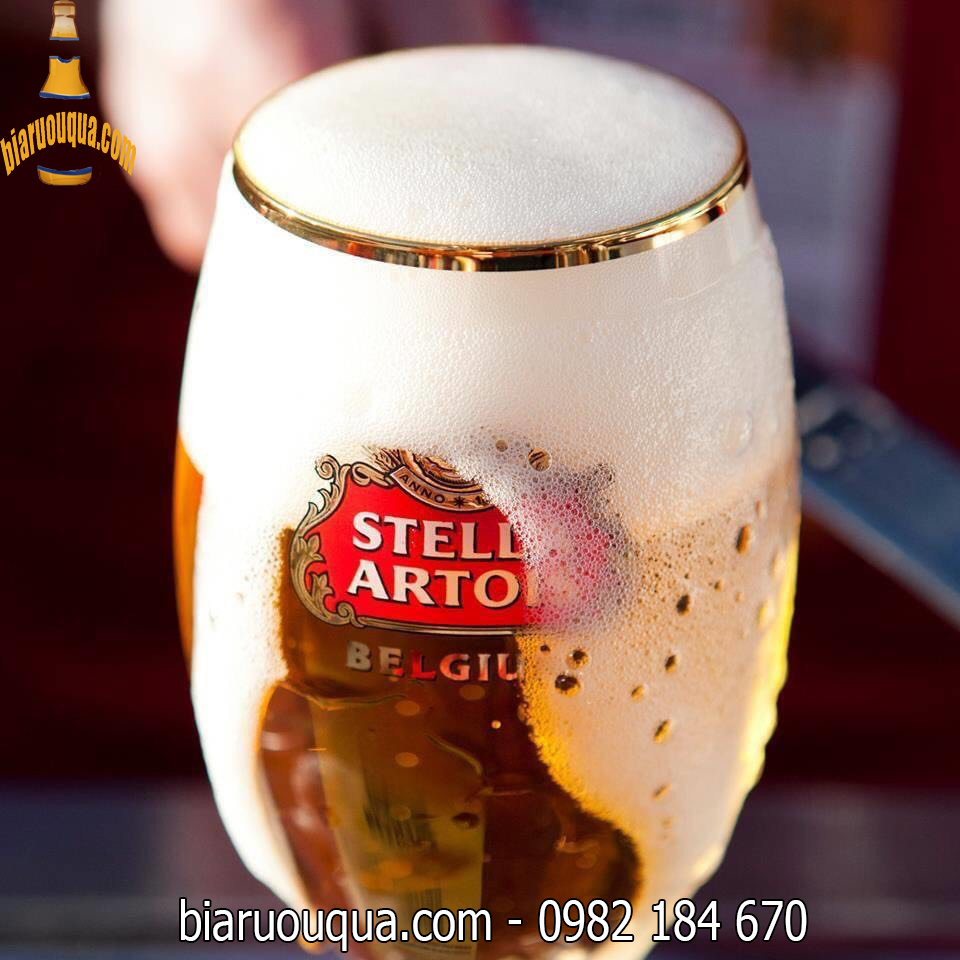 Bộ ly uống bia Stella Artois pha lê 6 chiếc nhập khẩu Bỉ
