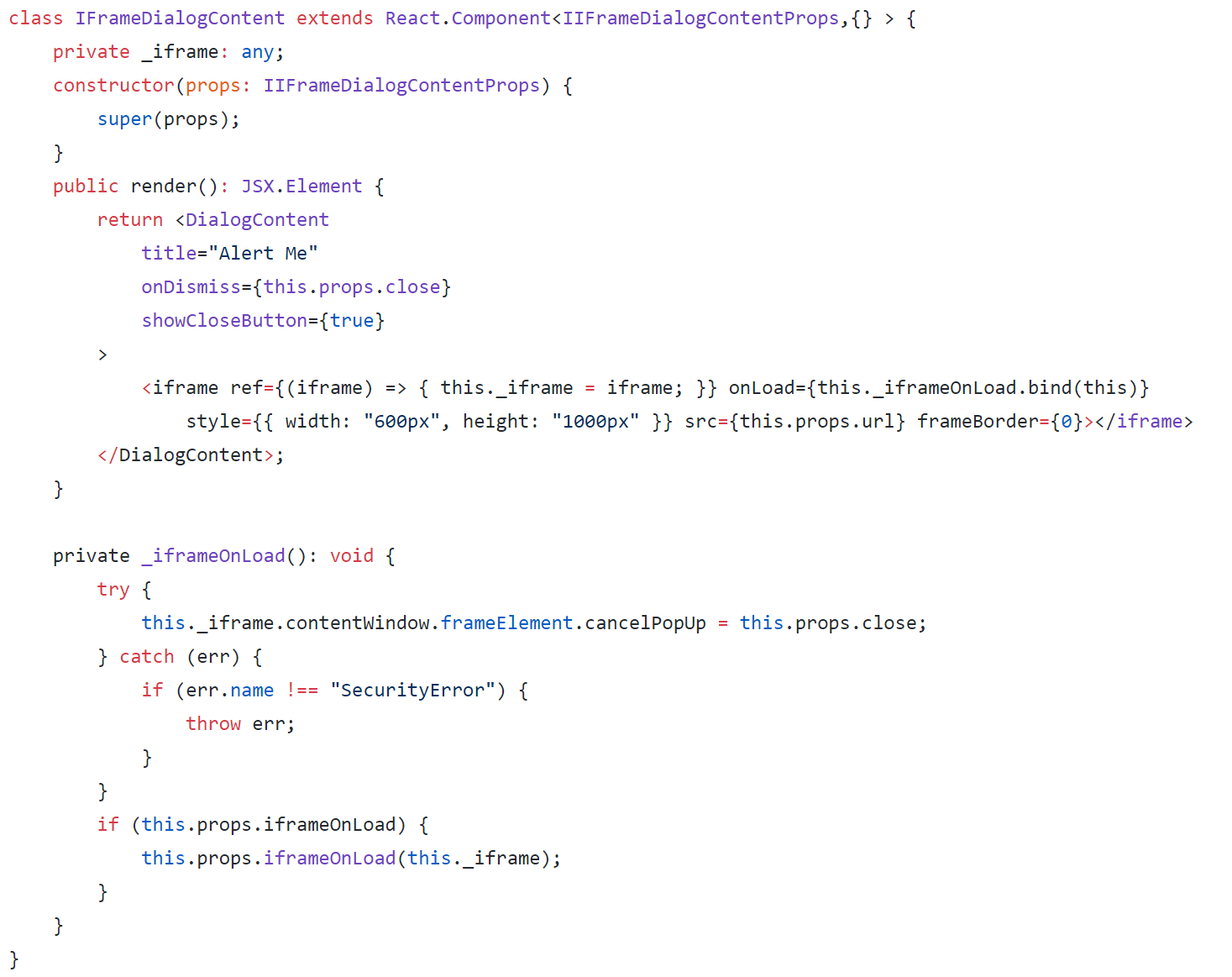 SPFx: Modal Dialog, show classic SharePoint forms | SharePoint Tweaks Blog