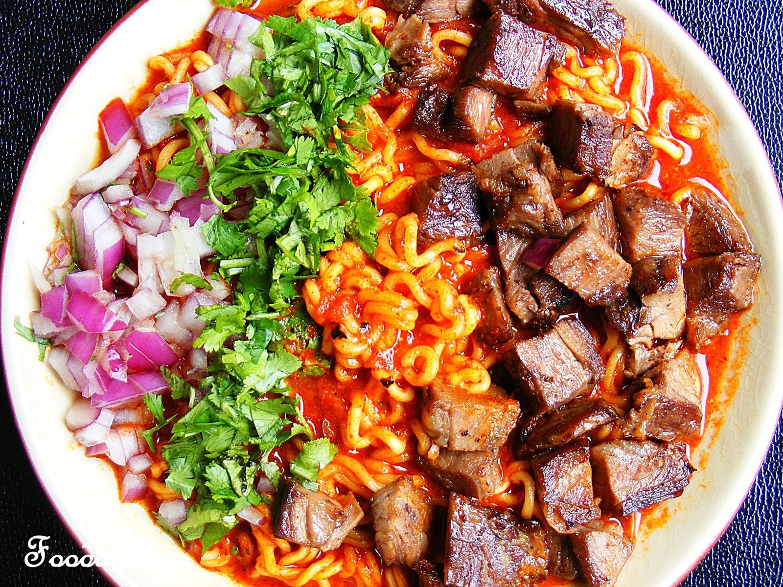 Food and lens: Mexican Ramen.