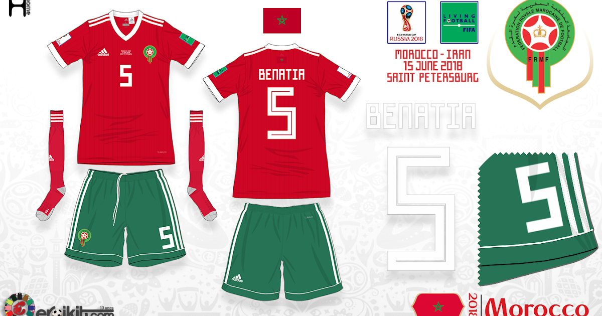 Kit Design, by eroj: 2018 Marrocos WC