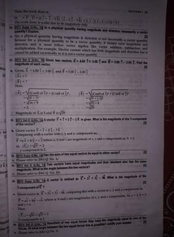 Class 11 Physics Questions and Solution (Mechanics) ~ Revival Diary