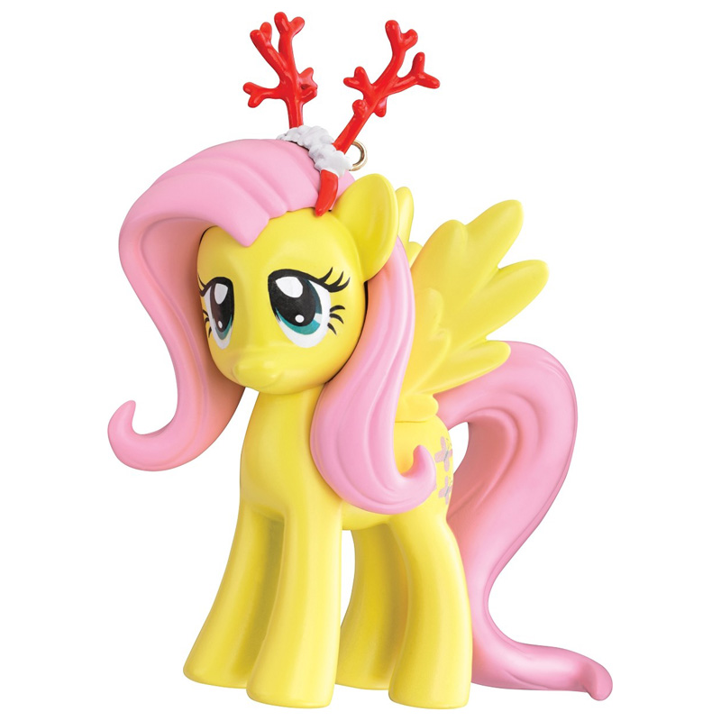 My Little Pony Christmas Ornament Fluttershy Figure by Carlton | MLP Merch