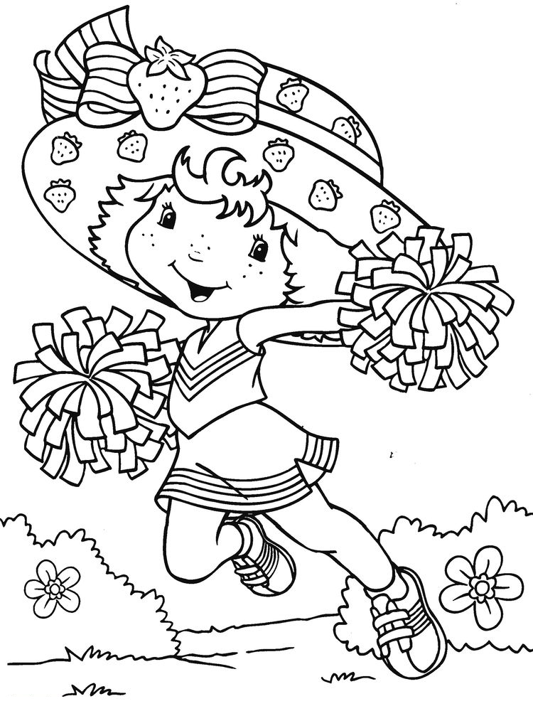 Cheerleader Coloring Pages Printable - Fun, Free and Easy