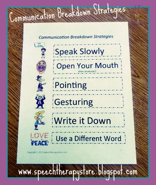 Speech Therapy: Freebies