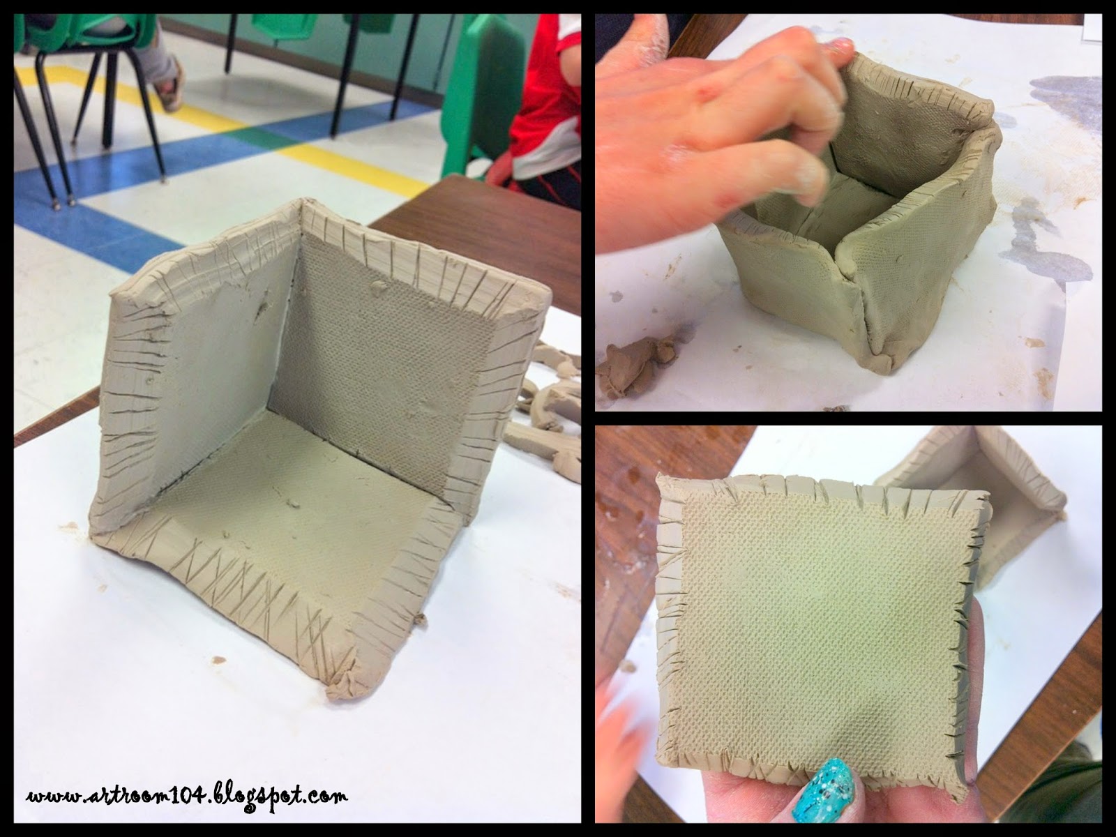 Art Room 104: 3rd Grade: Mondrian Unit (Part 2): Clay Cube Tutorial