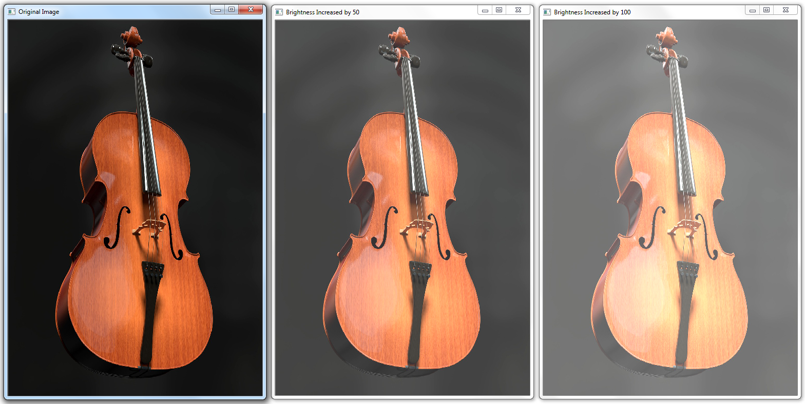 Change Brightness - OpenCV Tutorial C++