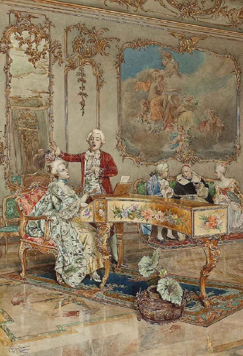 Fabio Cipolla (1852-1935) | Genre painter | Tutt'Art@ | Pittura ...