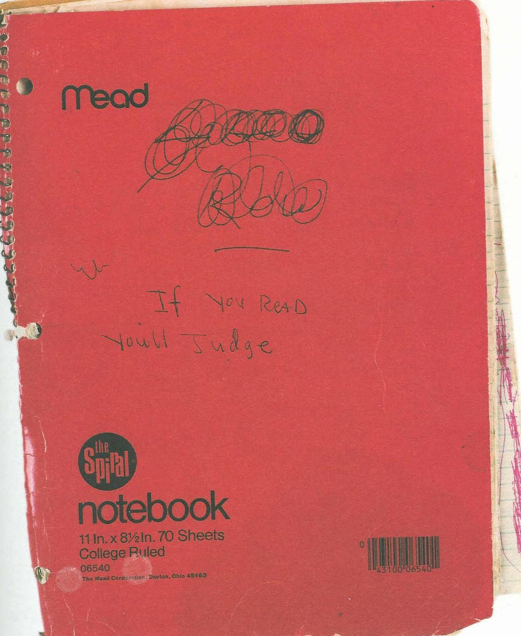 Kurt Cobain's notebooks