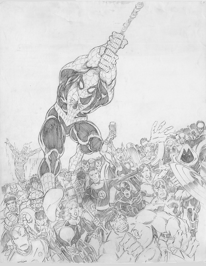 Marvel Comics of the 1980s: 1983 - Marvel Team-Up Poster