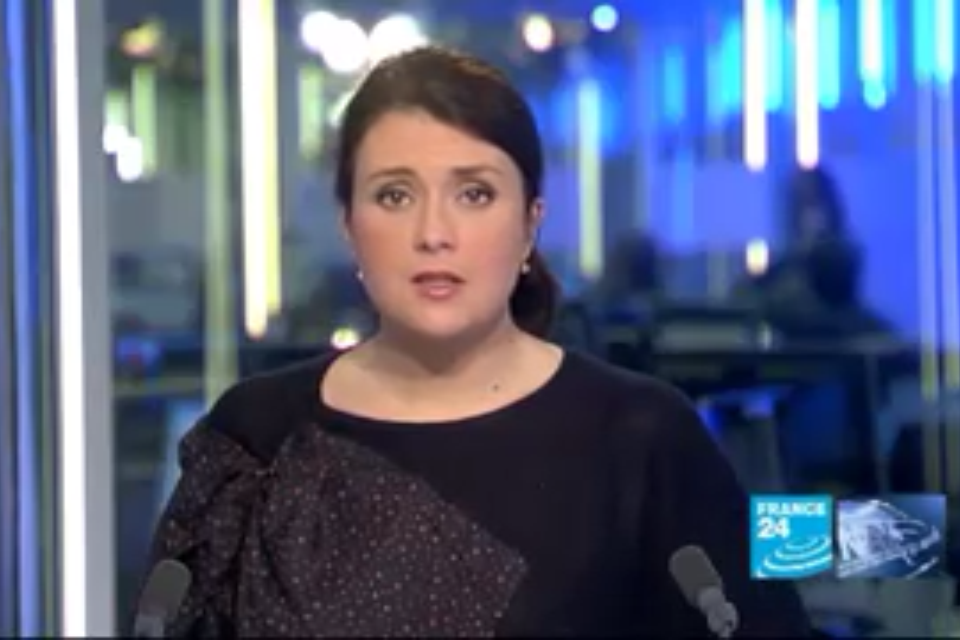 vuesalatele: 2012 01 09 @06H30 - AUDREY RACINE, FRANCE 24, LE JOURNAL
