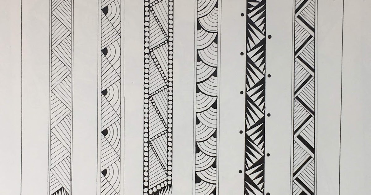 Zentangle Zone: 5/22/20 Shattuck Tangle