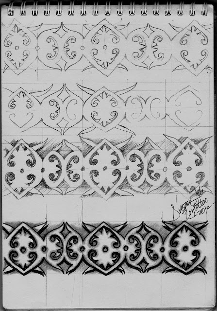 Sylvester Juli Artworks: Simpai ( Base on 'Iban Basic Design-Augustine ...