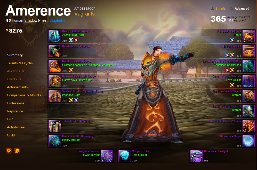 Gears, Guild, Raid and More! ~ Amerence Love WoW