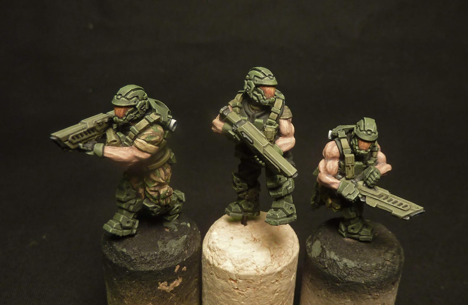 dwartist's painting blog: WIP: Puppets War Special Forces squad...