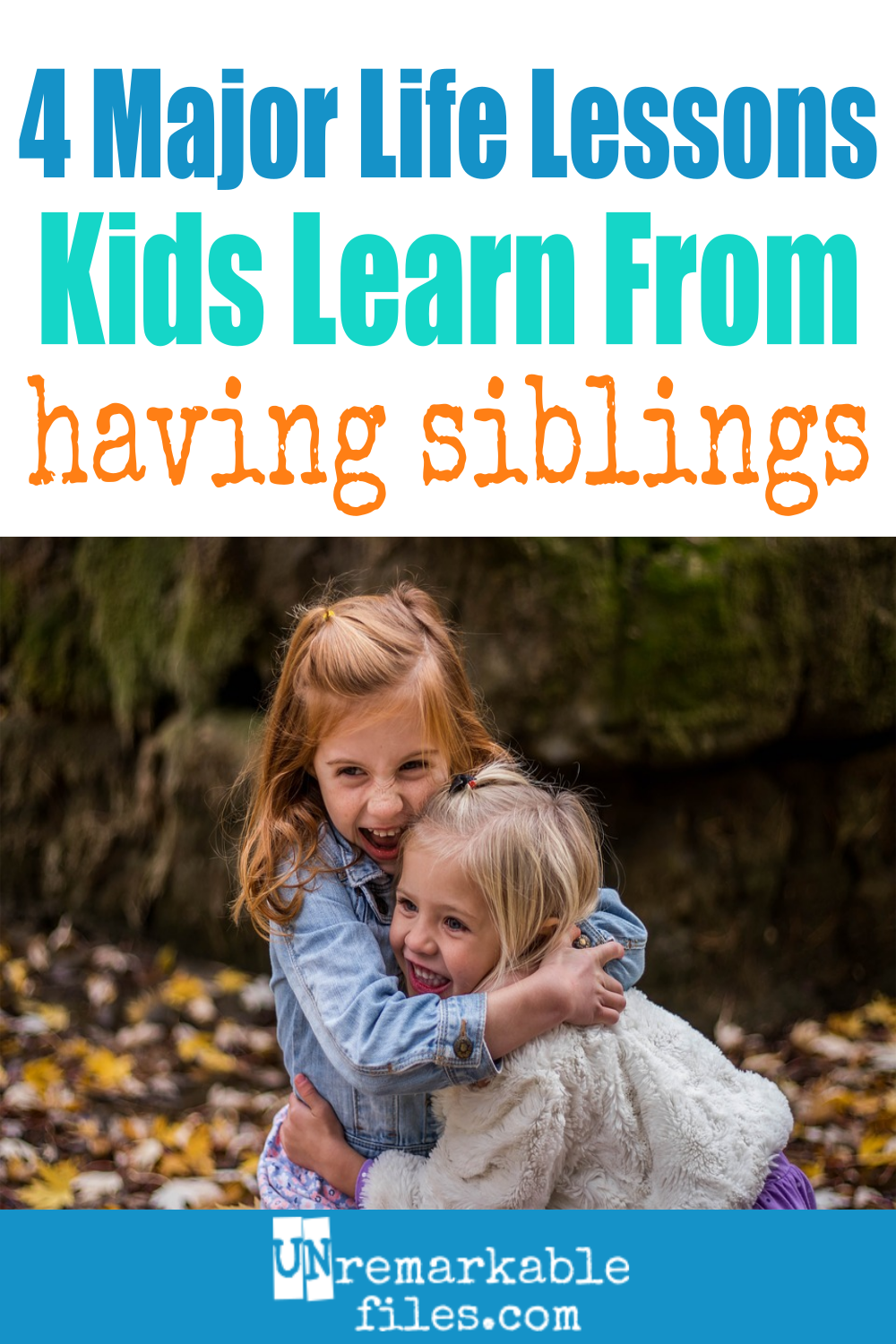 Unremarkable Files: Why Having (a Lot of) Siblings Is Great for Kids