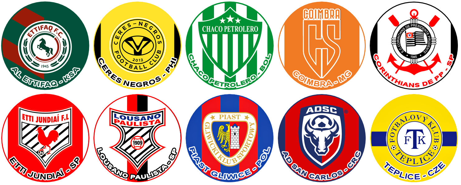 Mantiqueira 11 Botões: Clubes pelo Mundo