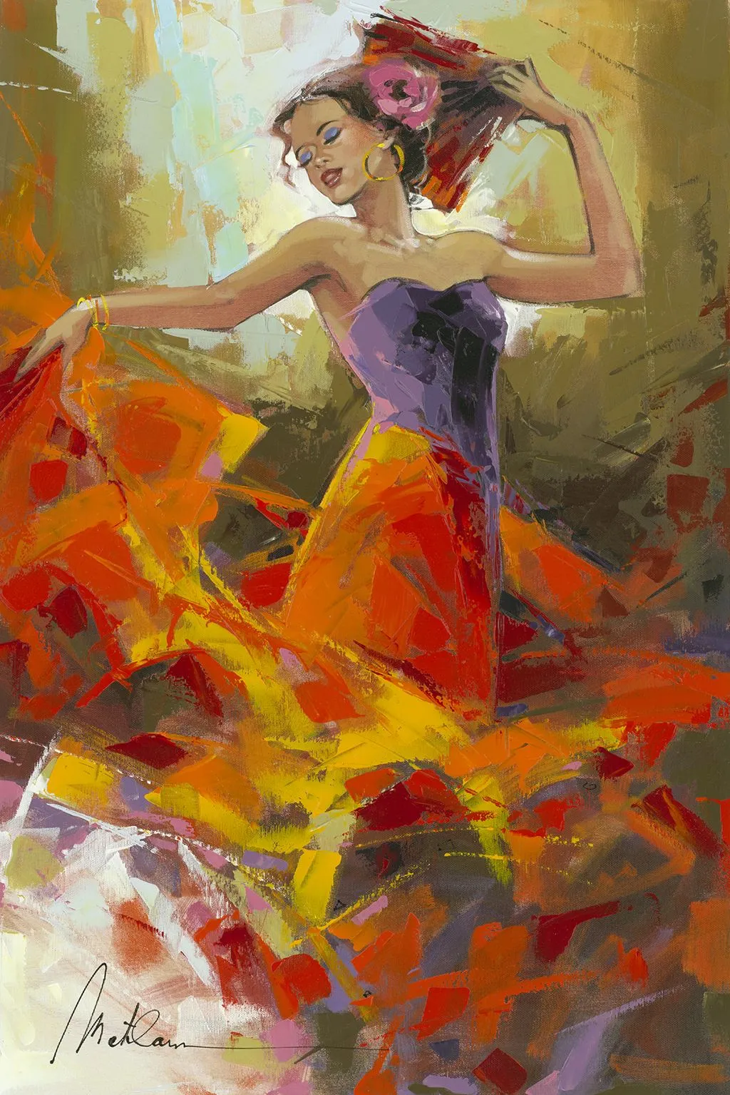 Anatoly Metlan, 1964 | Flamenco dancers | Tutt'Art@ | Pittura ...