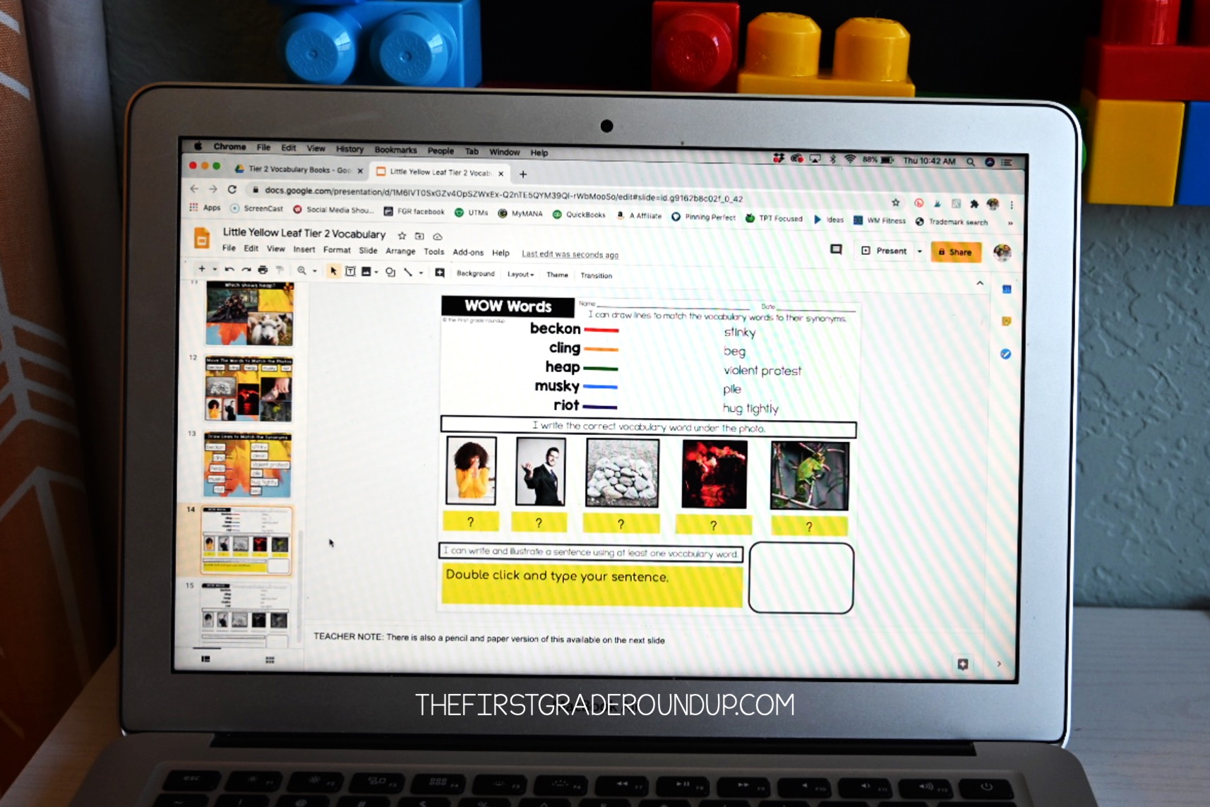 Tier 2 Vocabulary Routines for 1st grade - The First Grade Roundup