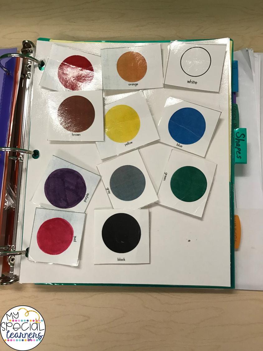 Student Work Binders - My Special Learners