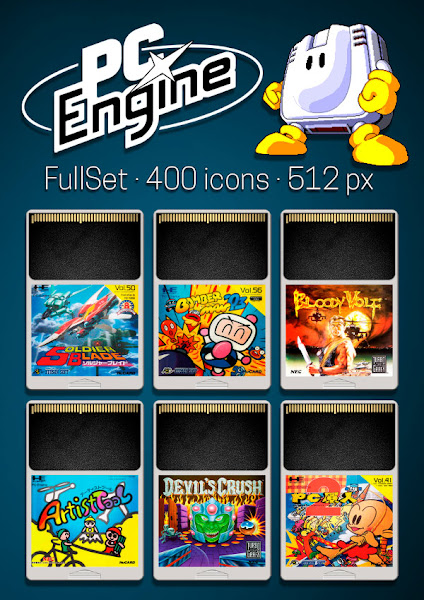 Pack de iconos No-Intro PC Engine TurboGrafx 16