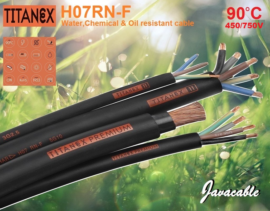 JAVA CABLE CENTER: HO7RN-F Water ,Oil and Chemical Resistance Cable