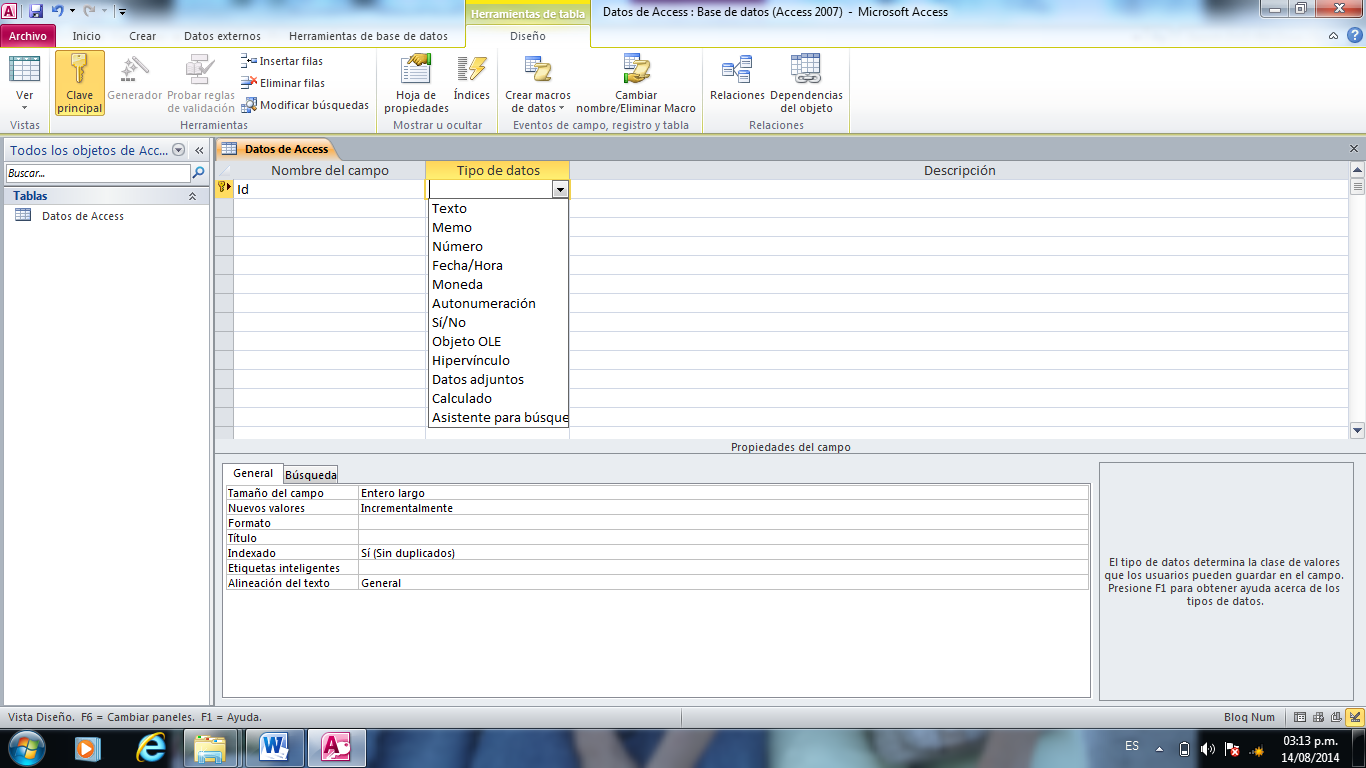 Herramientas de Access: Asistente de Busqueda